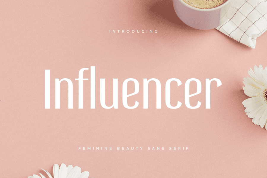 Influencer Font · 1001 Fonts
