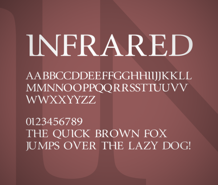 InfraRed Font Family · 1001 Fonts