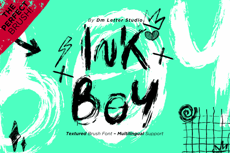 Ink Boy Font · 1001 Fonts