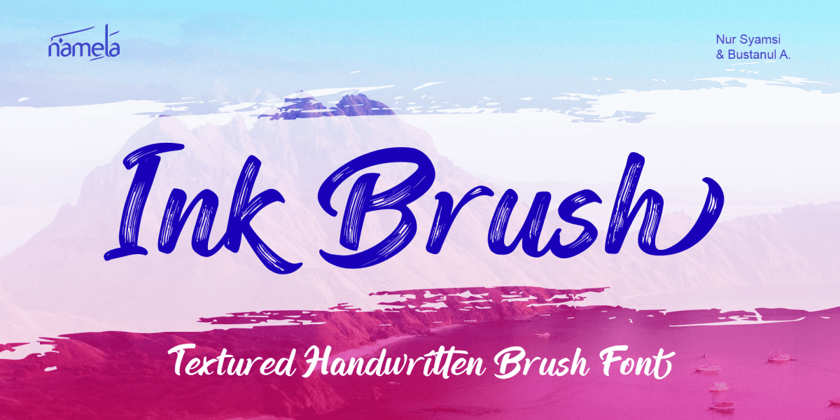 Ink Brush_DEMO Font · 1001 Fonts