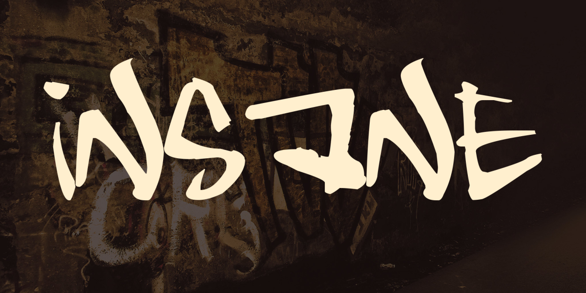 Insane Font · 1001 Fonts