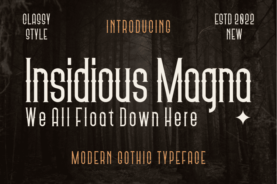 Insidious Magna Font · 1001 Fonts