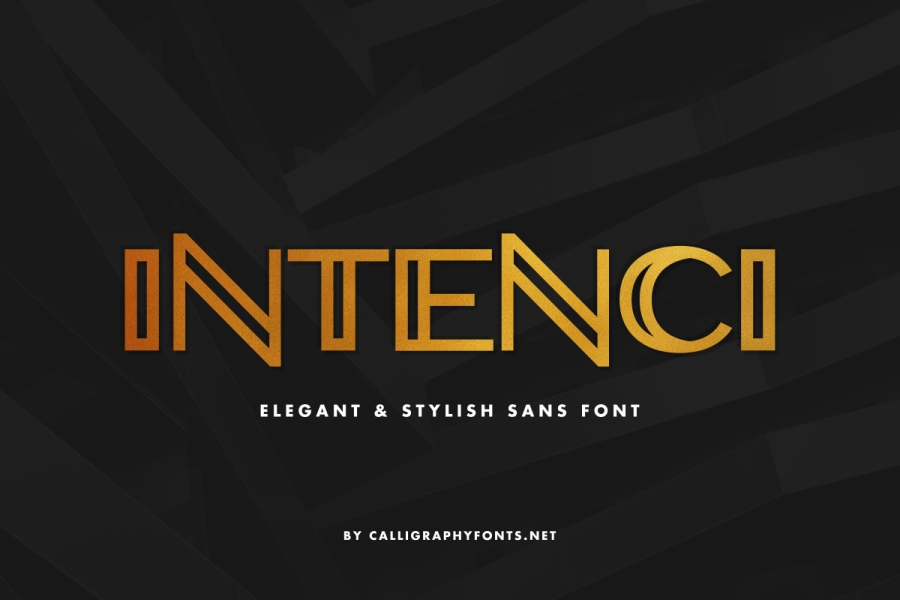 Intenci Demo Font · 1001 Fonts