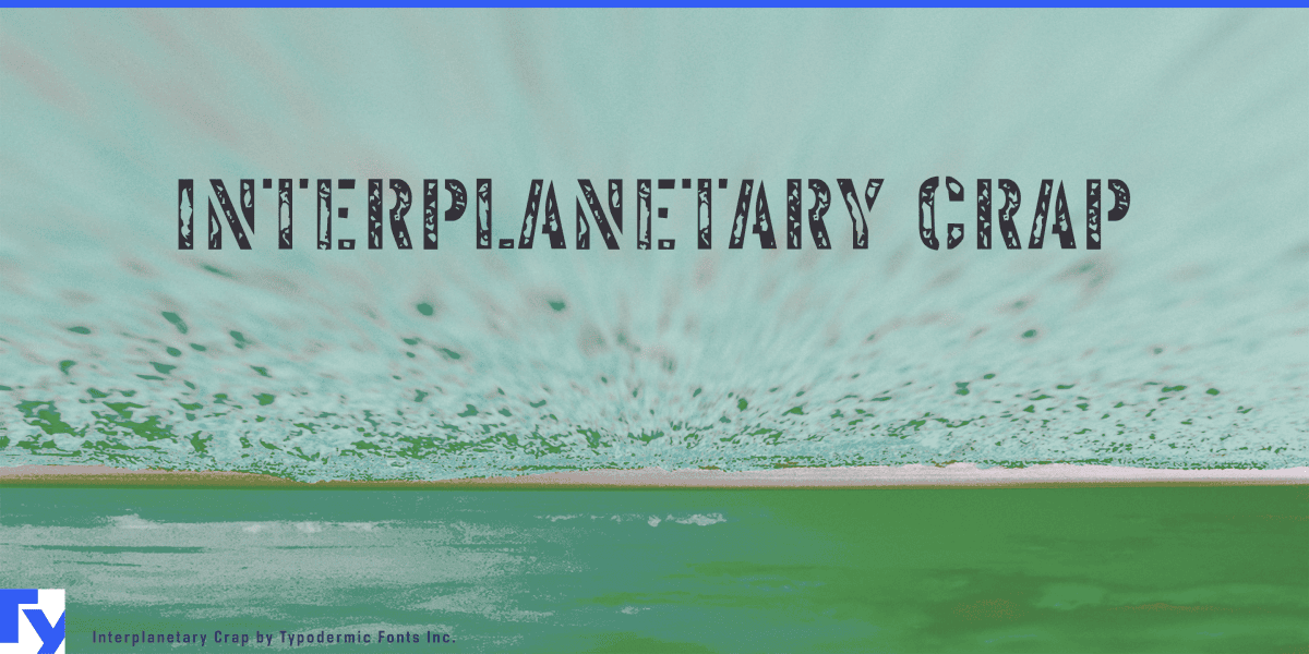 Interplanetary Crap Font · 1001 Fonts