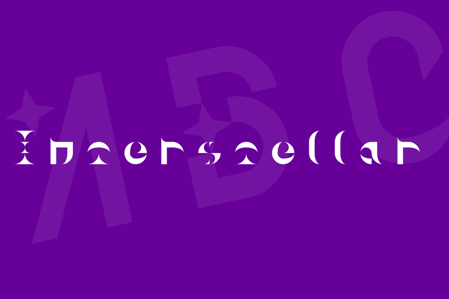 Interstellar Font · 1001 Fonts