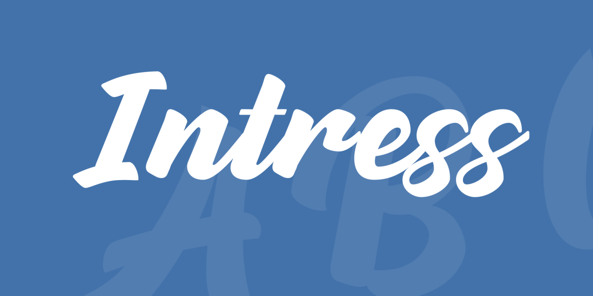 Intress Font · 1001 Fonts