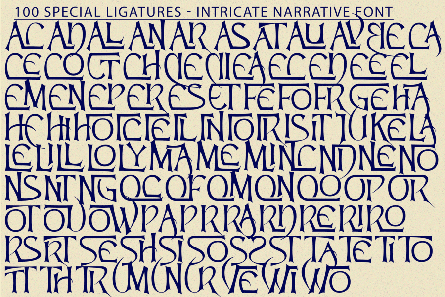 INTRICATE NARRATIVE DEMO Font · 1001 Fonts
