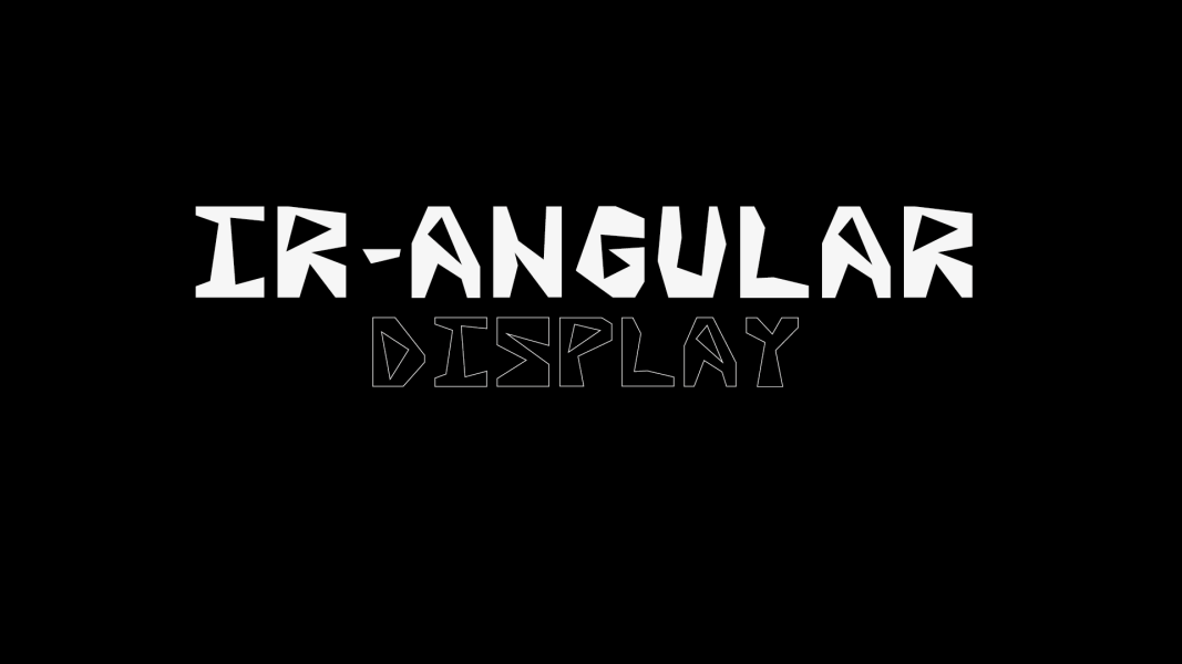 Ir-angular Font · 1001 Fonts