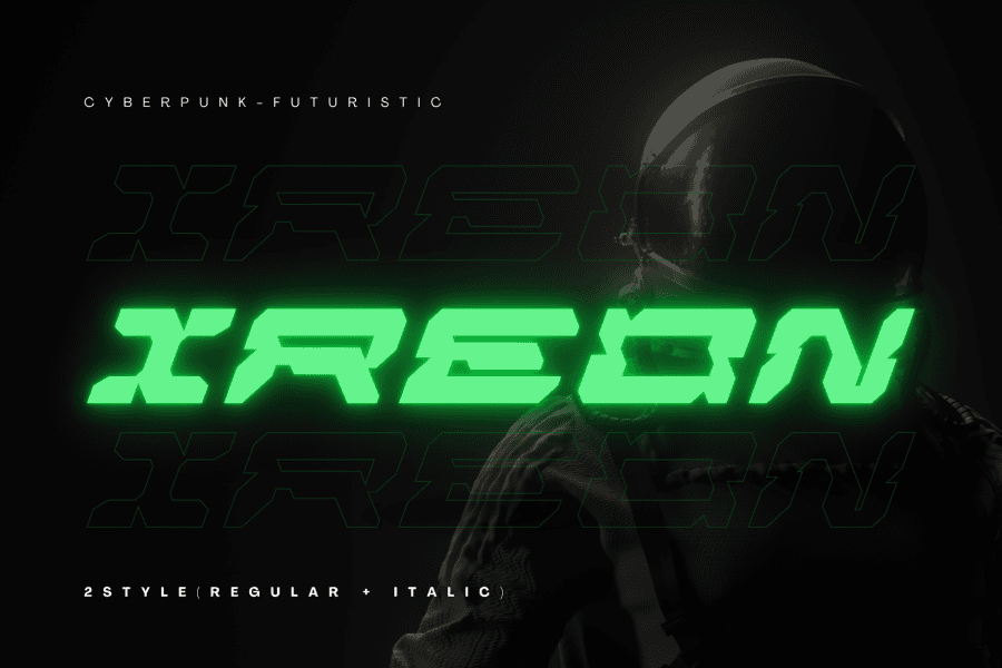 Ireon Cyberpunk Demo Font · 1001 Fonts