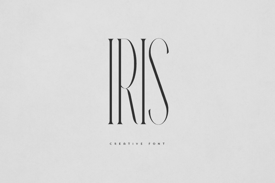 Iris Font · 1001 Fonts