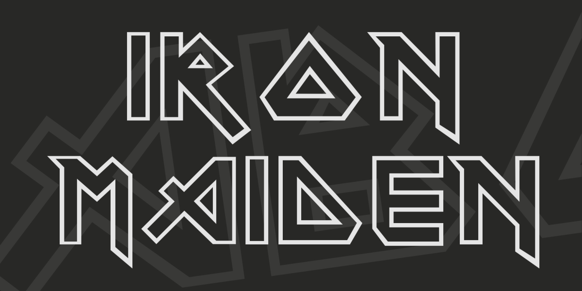 Iron Maiden Font · 1001 Fonts