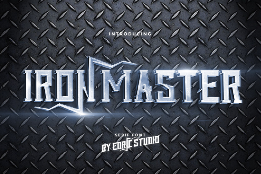 Iron Master Demo Font · 1001 Fonts