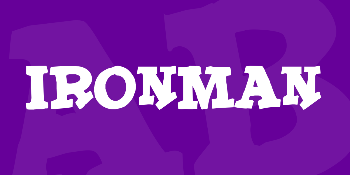 IronMan Font · 1001 Fonts