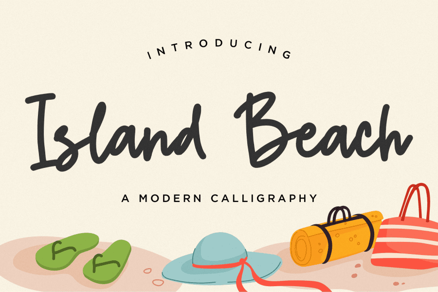 Island Beach Font · 1001 Fonts