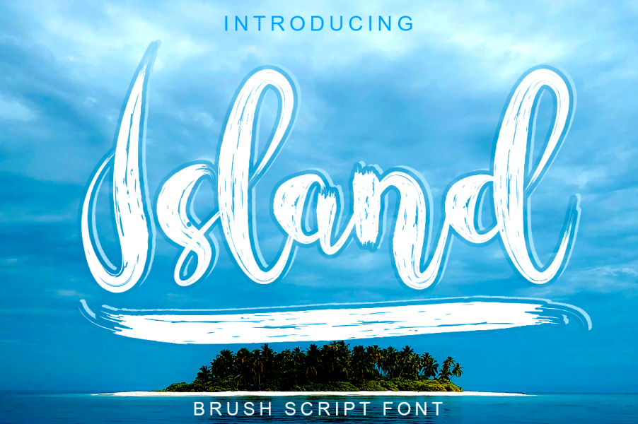Island Font · 1001 Fonts