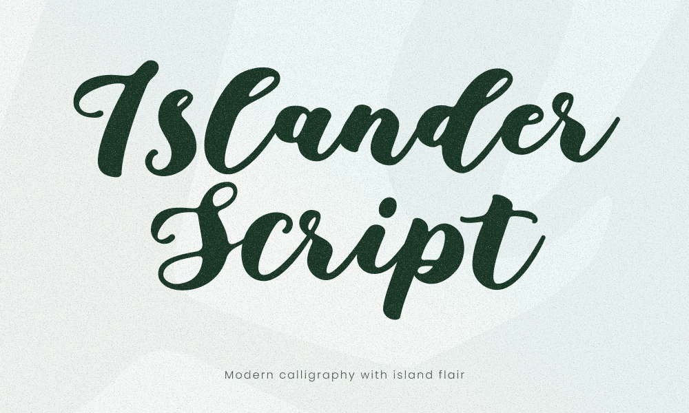 Islander Script Font · 1001 Fonts