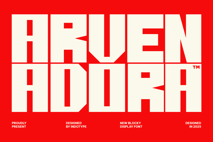 3 Free Creativity, Indotype, Statement Fonts · 1001 Fonts