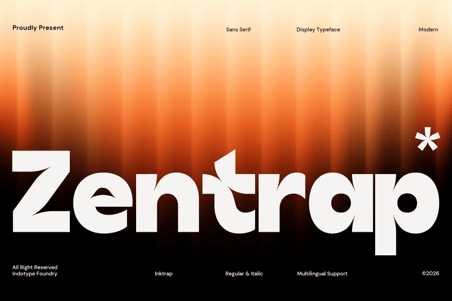 1 Free Zentrap Font · 1001 Fonts