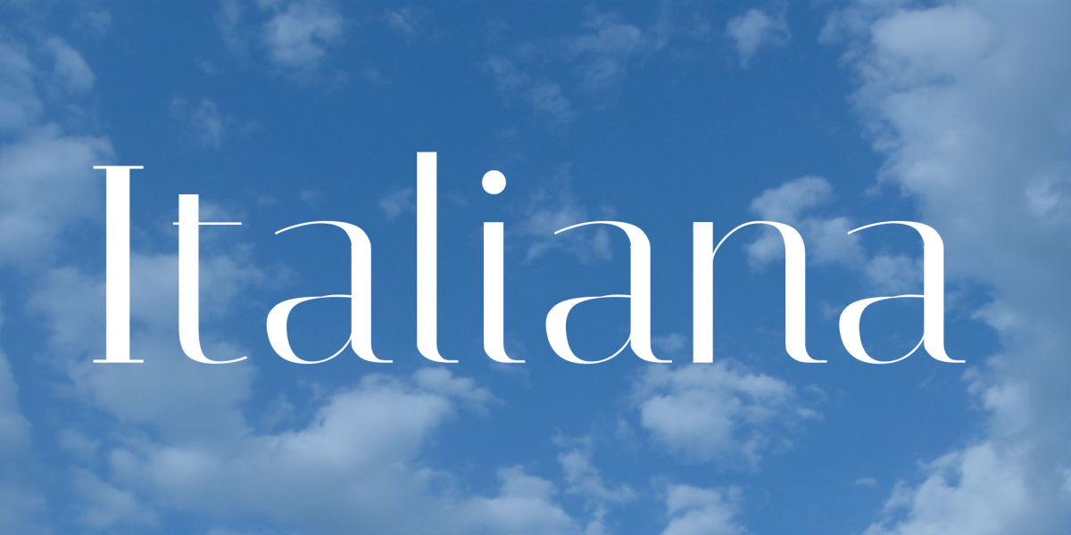 Italiana Font · 1001 Fonts