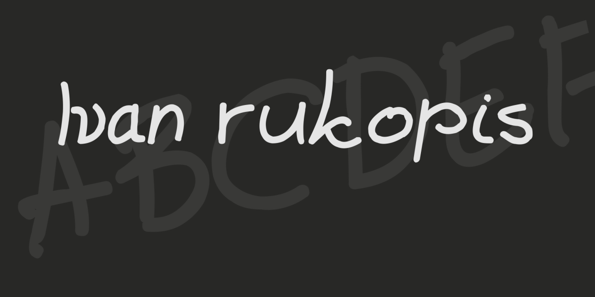 Ivan rukopis Font · 1001 Fonts