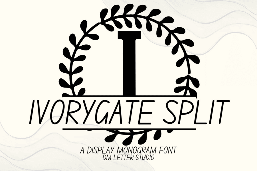 6 Free Farmhouse, Farmhouse Split Monogram, Luxury Fonts · 1001 Fonts