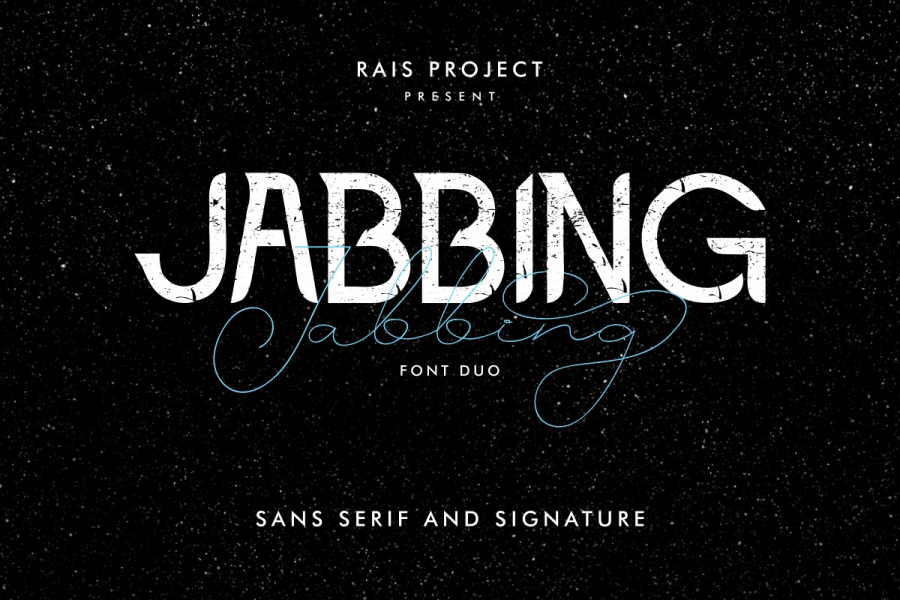 Jabbing Demo Font Family · 1001 Fonts