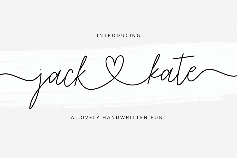 Jack & Kate Font · 1001 Fonts