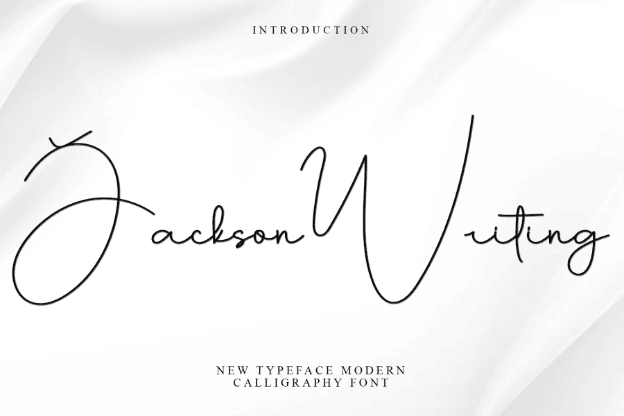 Jackson Writing Font · 1001 Fonts
