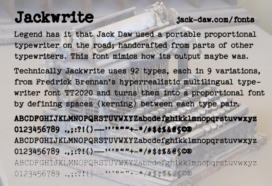 Jackwrite Font Family · 1001 Fonts