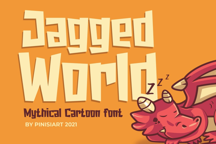 Jagged-World Font · 1001 Fonts