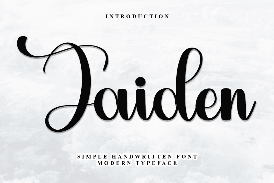 Jaiden Font · 1001 Fonts