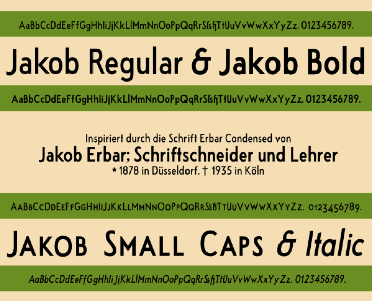Jakob Font Family · 1001 Fonts