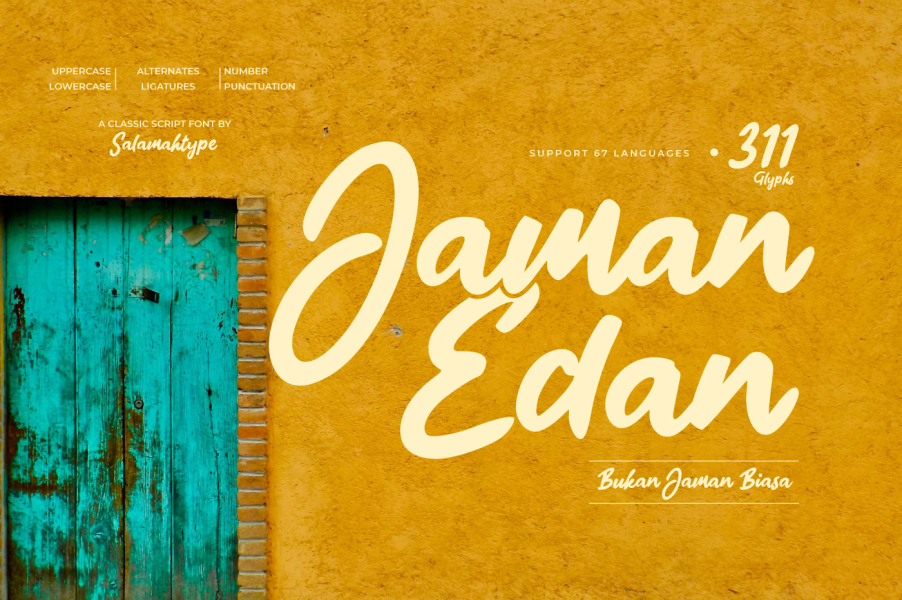 Jaman Edan Font · 1001 Fonts
