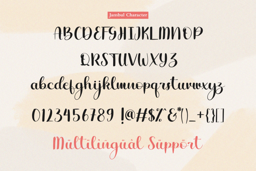 Jambul Font · 1001 Fonts
