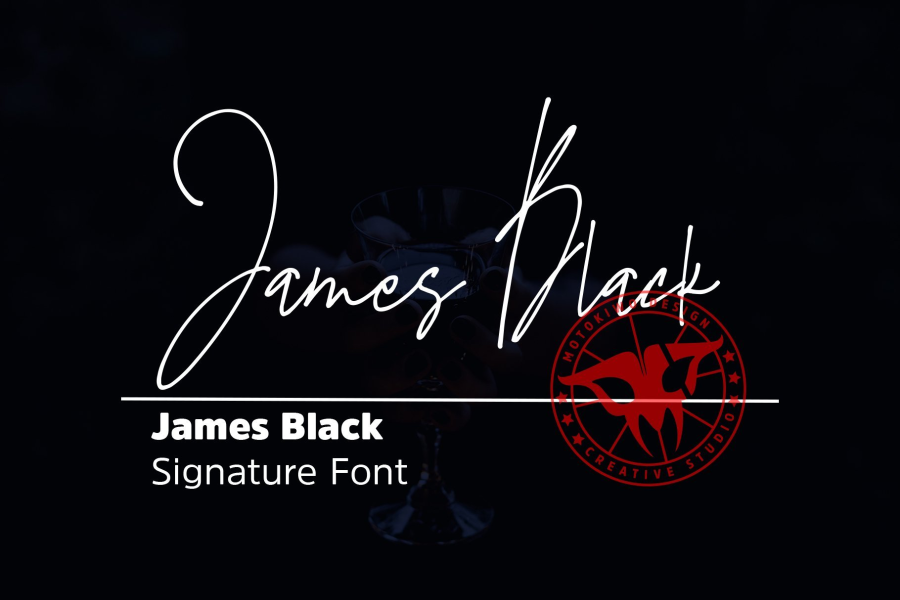 James Black Font · 1001 Fonts