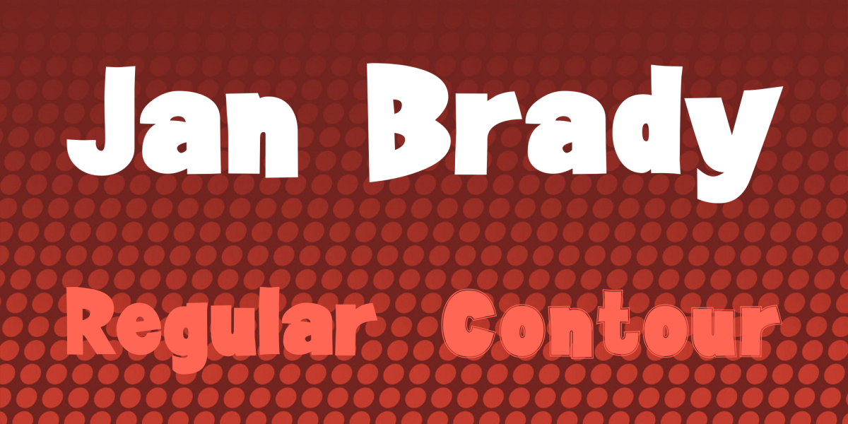 Jan Brady Font Family · 1001 Fonts