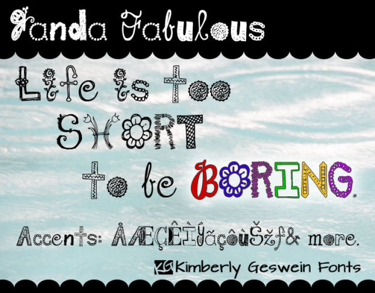 Janda Fabulous Font · 1001 Fonts