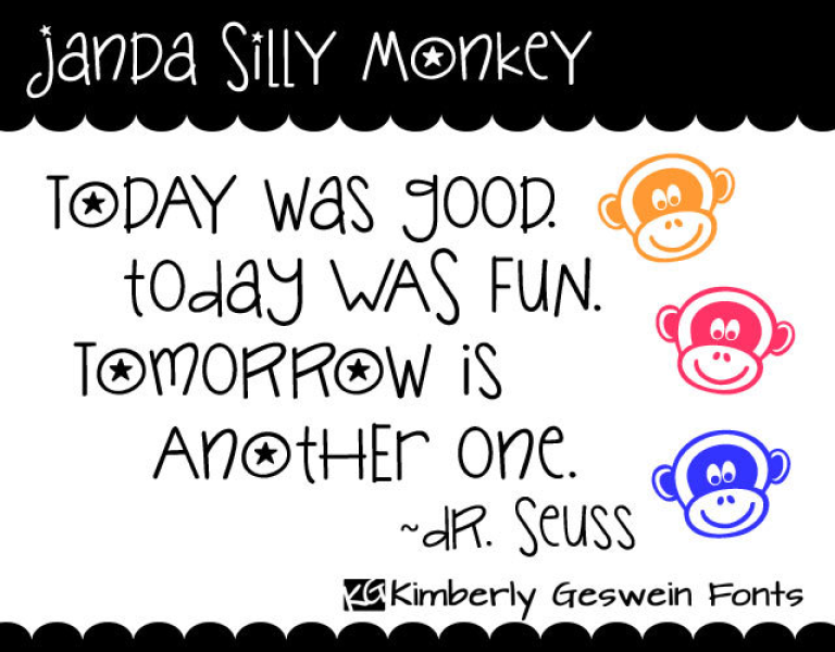 10 Free Monkey Fonts · 1001 Fonts
