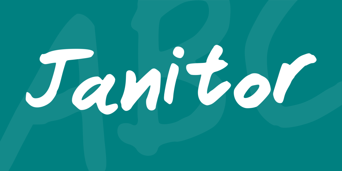 Janitor Font · 1001 Fonts