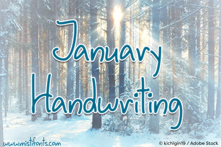 January Handwriting Font · 1001 Fonts