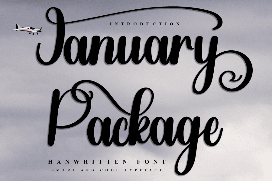 January Package Font · 1001 Fonts