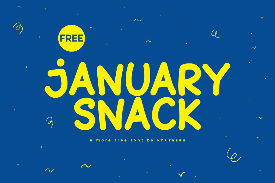 January Snack Font · 1001 Fonts