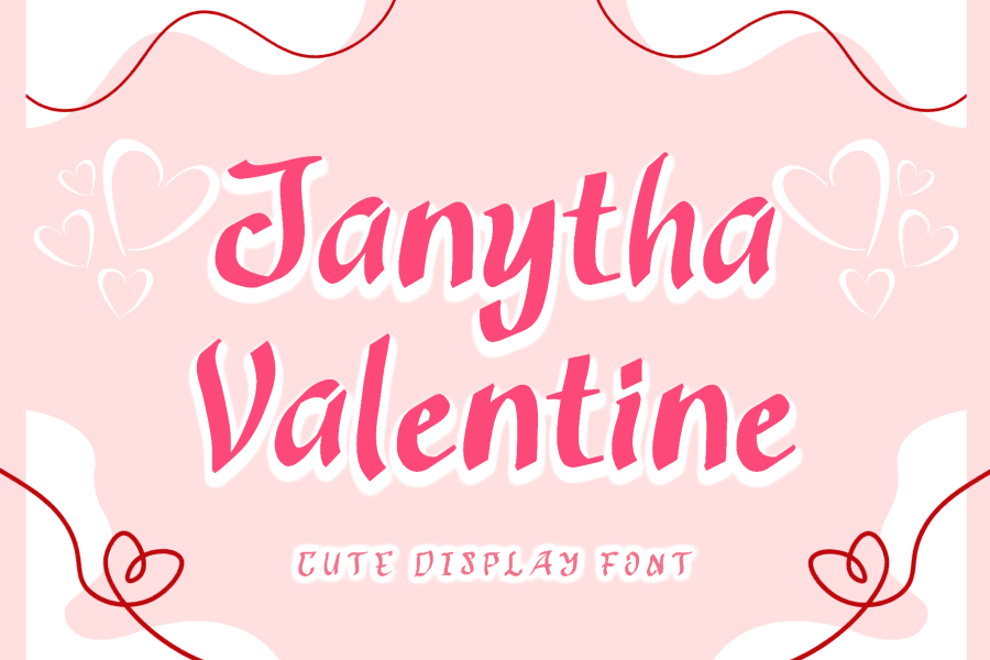 Janytha Valentine Font · 1001 Fonts