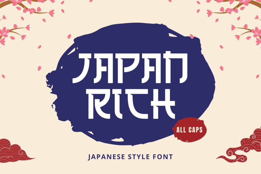 Japan Rich Font · 1001 Fonts
