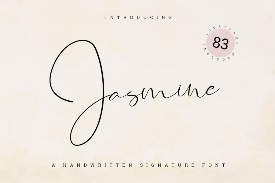 Jasmine Font · 1001 Fonts