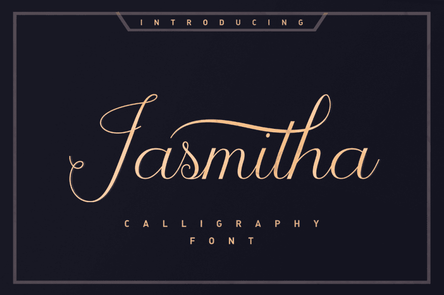 Jasmitha Script Font · 1001 Fonts