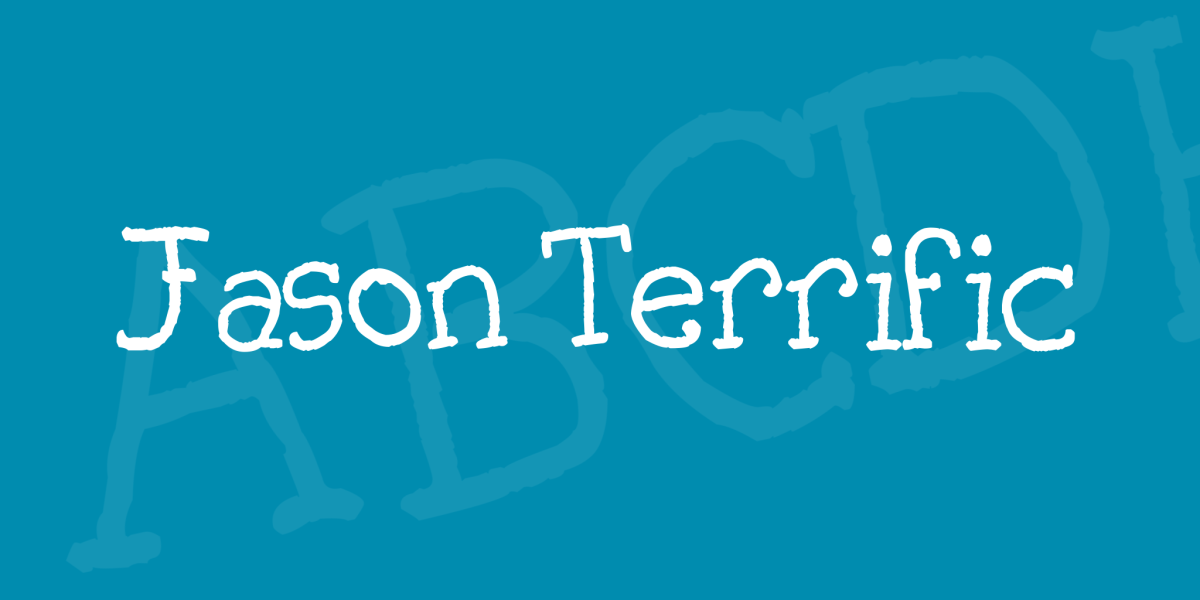 Jason Terrific Font · 1001 Fonts