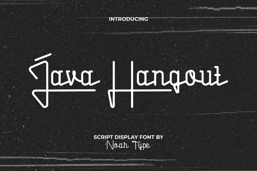 Java Hangout Demo Font · 1001 Fonts