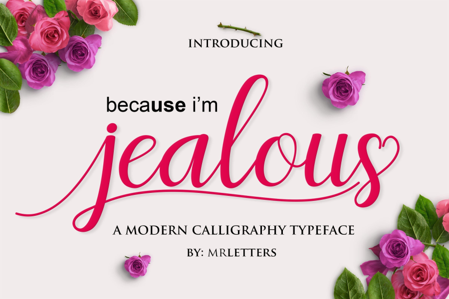 Jealous Script Font · 1001 Fonts