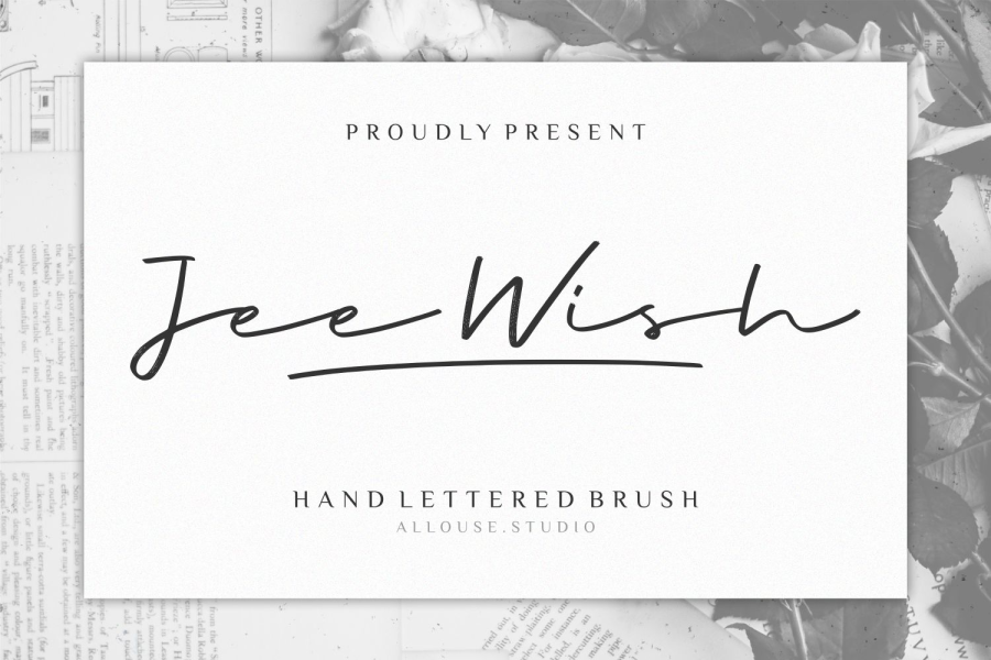 Jee Wish Demo Version Font · 1001 Fonts
